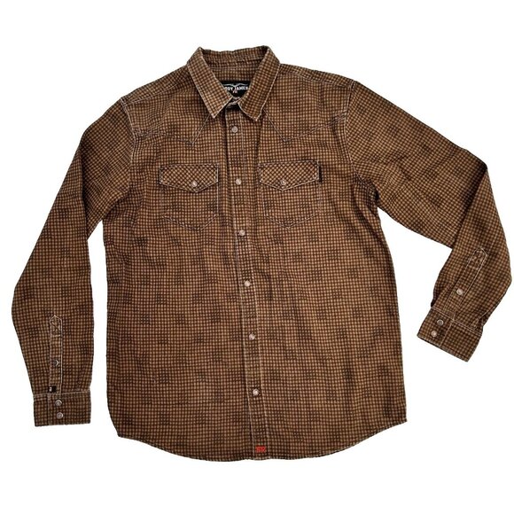 CODY JAMES FR | Shirts | Cody James Fireresistant Pyro Safe Brown Plaid ...